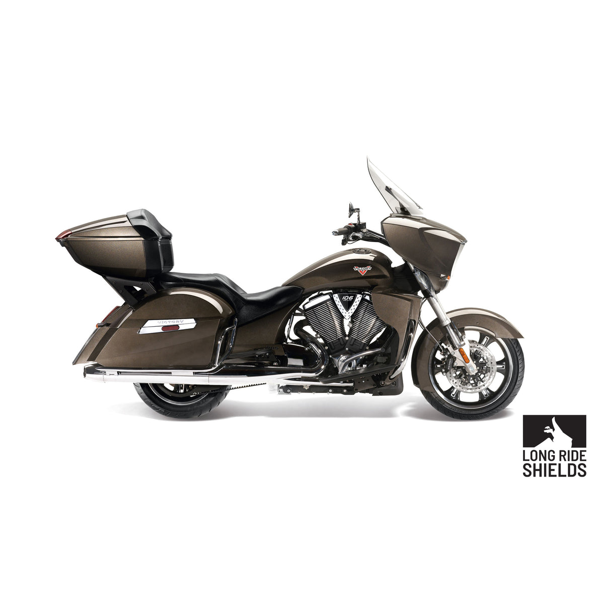 Victory Motorcycles Cross Country Recurve Windshields – LONG RIDE SHIELDS