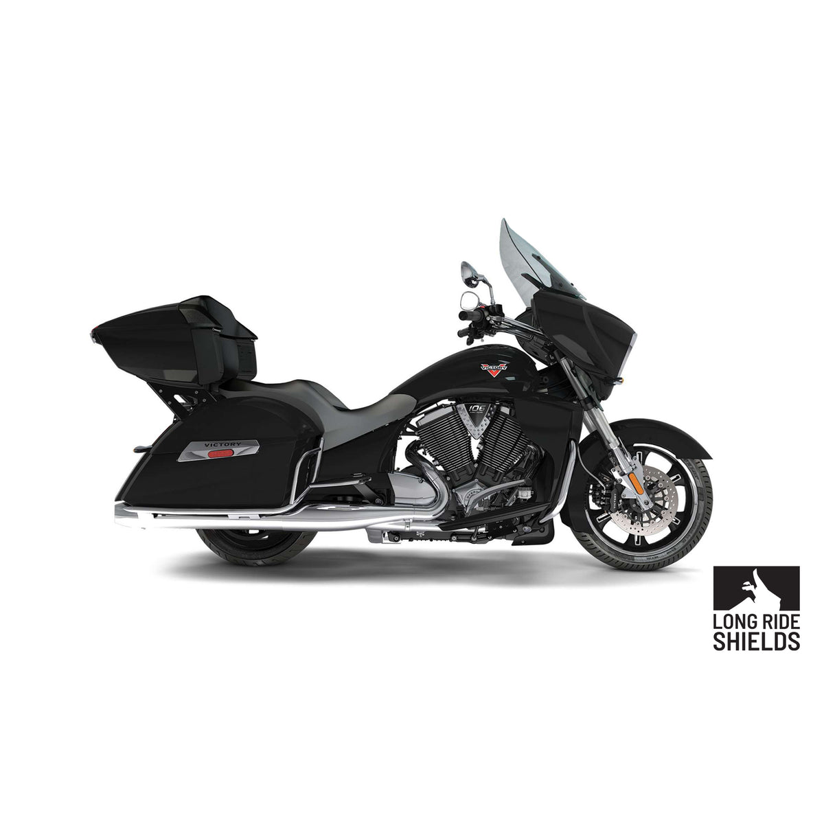 Victory Motorcycles Cross Country Touring Recurve Windshields – LONG ...