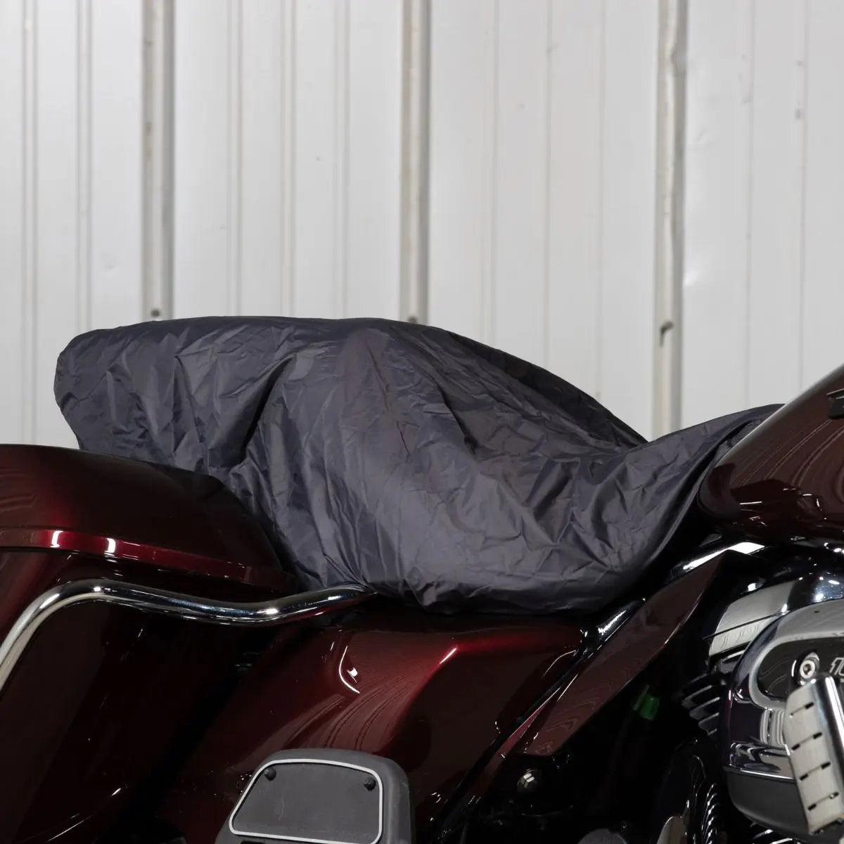 HOGWORKZ® Rain Cover for Harley Davidson® Two Up Seat – LONG RIDE SHIELDS