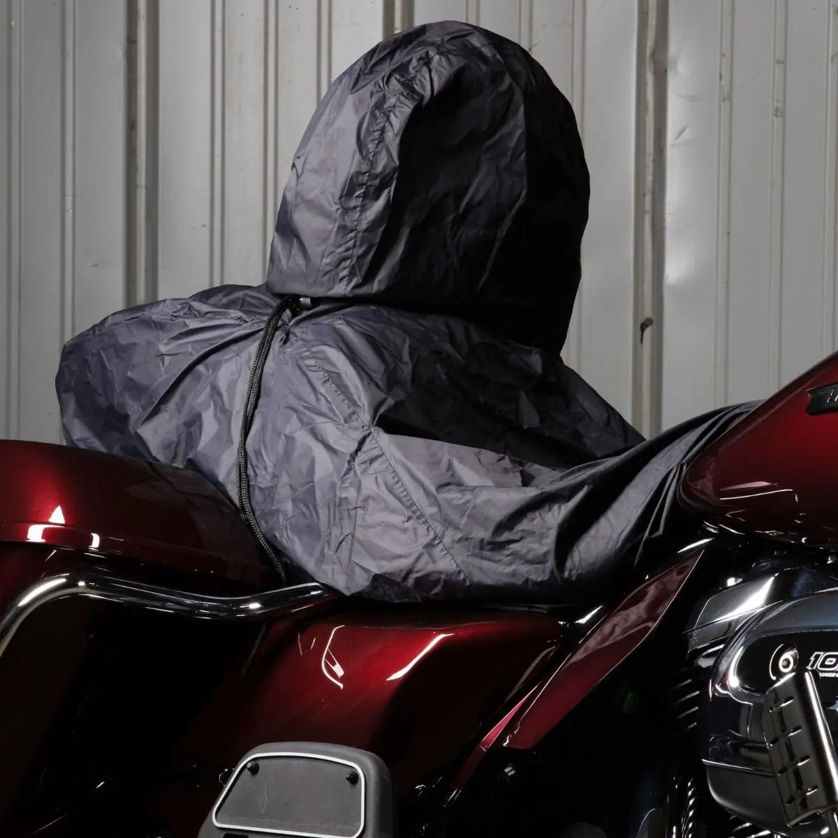 HOGWORKZ® Rain Cover for Harley Davidson® Two Up Seat with Driver Back ...