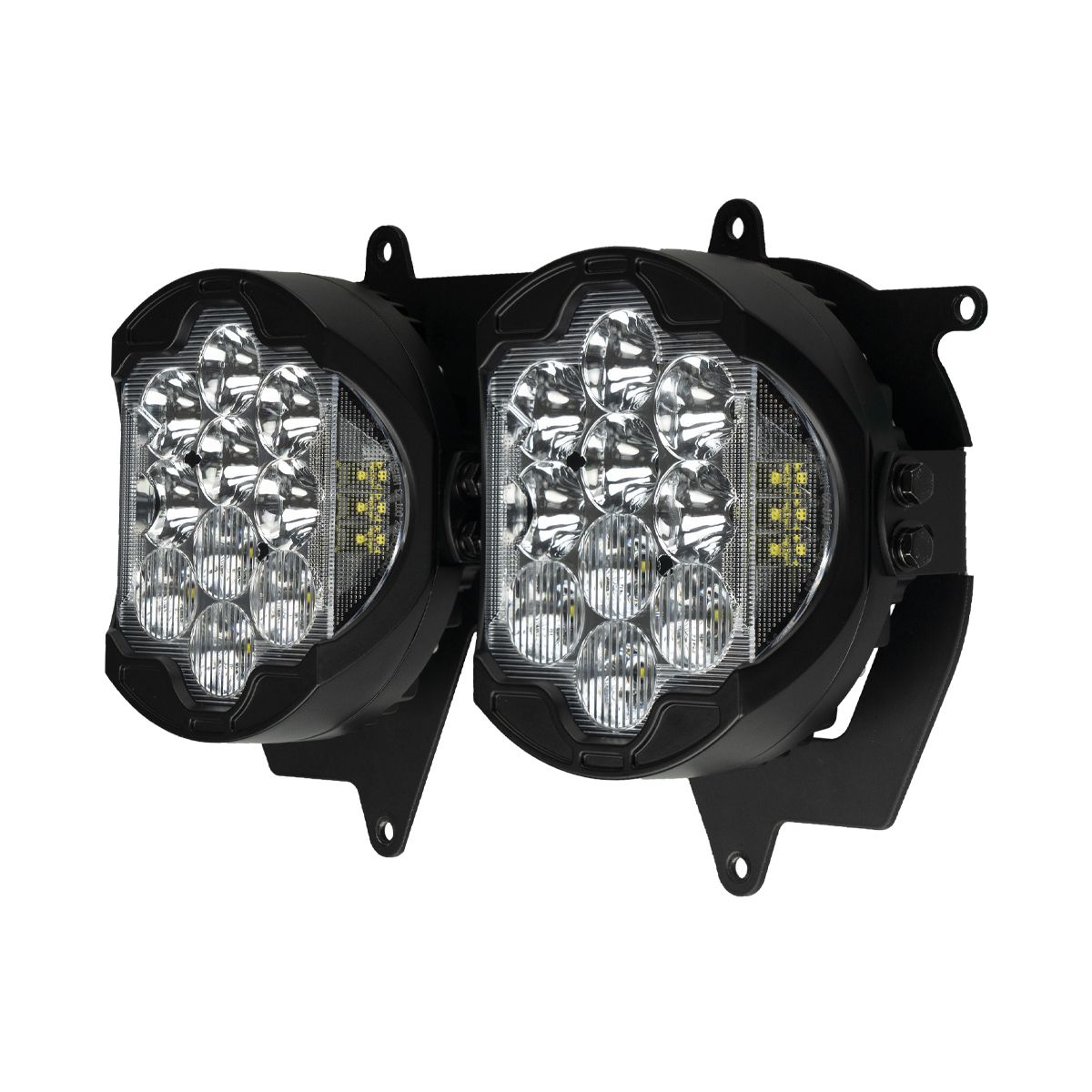 HOGWORKZ® Silvertooth™ Performance LED Headlight for Harley® Road Glid ...