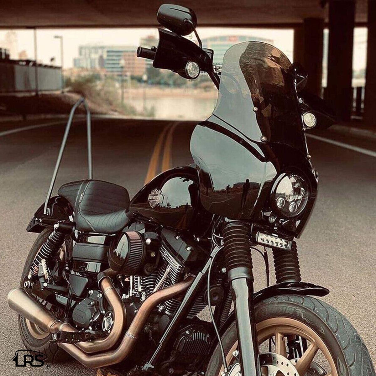 Falcon - Gold Series Acrylic Recurve Windshield – LONG RIDE SHIELDS