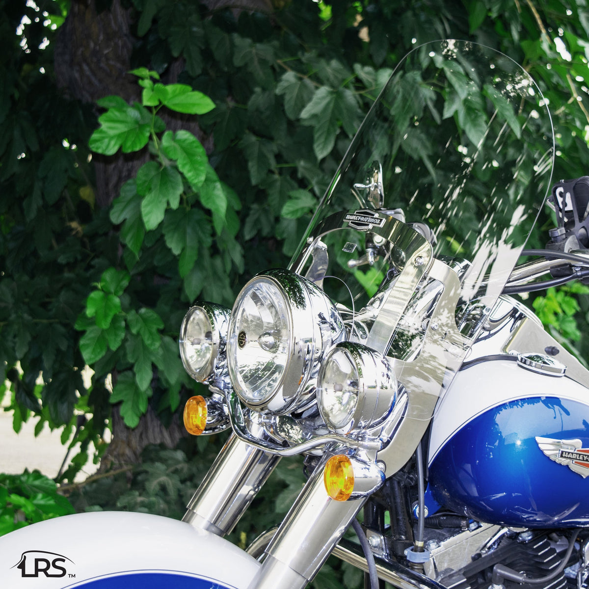 Long Ride Shields - Nostalgia Recurve Windshield for Harley-Davidson ...